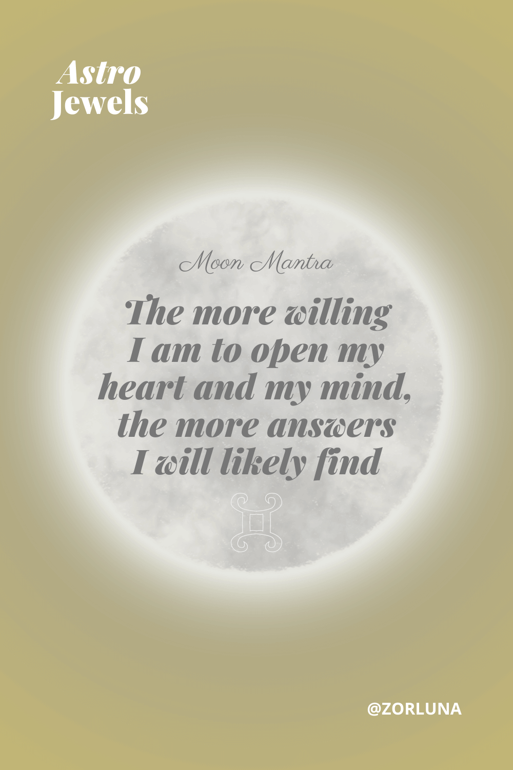 Astro Jewels: Moon In Gemini 9th August 2023 - 11th August 2023 - Zorluna